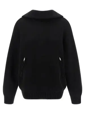Balenciaga Back-to-front" Heavy Cotton Sweater - Black