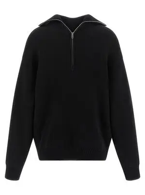 Balenciaga Back-to-front" Heavy Cotton Sweater - Black