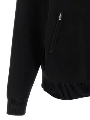 Balenciaga Back-to-front" Heavy Cotton Sweater - Black