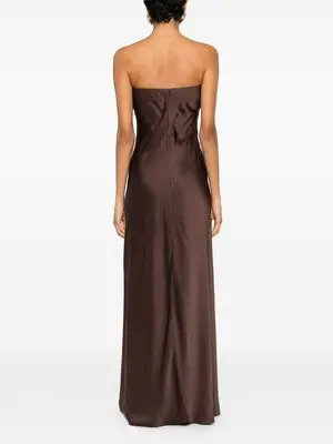 FORTE_FORTE Strapless Column Long Dress - Multicolor