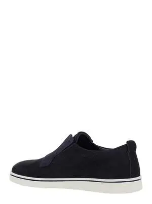 FERRAGAMO Alfie Grained Leather Slip-on Shoes - Multicolor