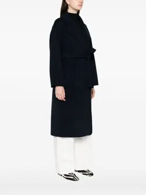 Max Mara Wool Long Coat - Multicolor