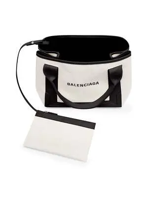Balenciaga Navy Small Cabas - Multicolor