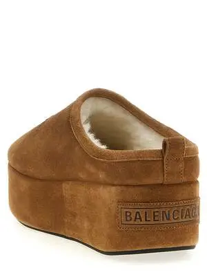 Balenciaga Alaska Soft Sabots - Brown