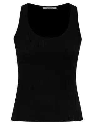 MAX MARA MAX MARA Ribbed Viscose Blend Sleeveless Top