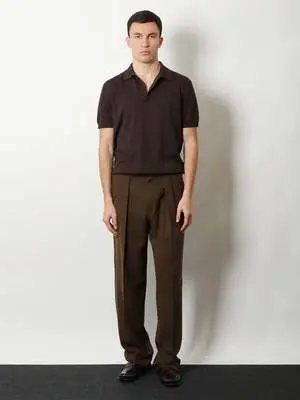TOM FORD Tailored Wool Trousers With Pinces