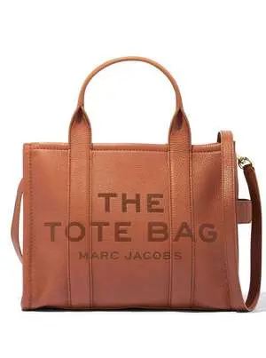 Marc Jacobs The Tote Bag Medium Grainy Leather Shoulder Bag - Brown
