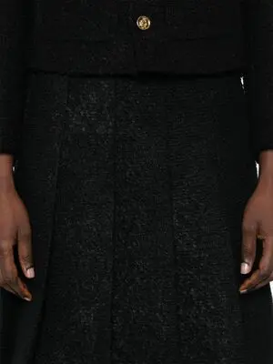 Celine Pleated Wool Skirt