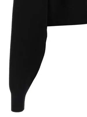 TOM FORD Cropped Knit Sweater - Black