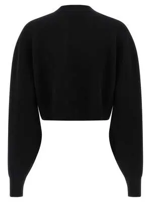 TOM FORD Cropped Knit Sweater - Black
