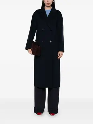 Max Mara Wool Long Coat - Multicolor