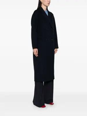 Max Mara Wool Long Coat - Multicolor