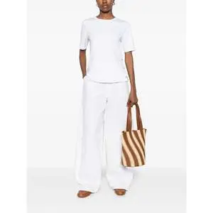 Herno Round Neck Short Sleeve Cotton T-shirt