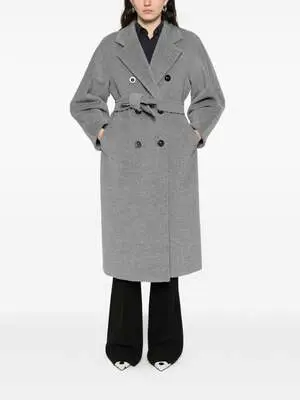 Max Mara Wool Long Coat - Multicolor