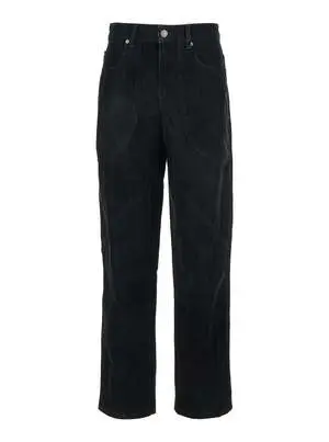 Isabel Marant Étoile Black Denim Tapered Leg Jeans - Multicolor