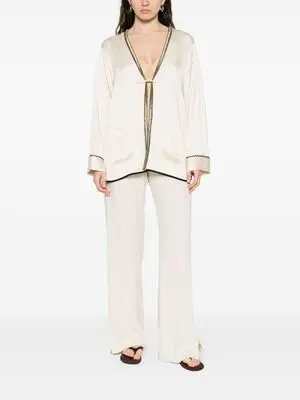 FORTE_FORTE Ivory Kimono Jacket