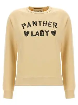 Valentino Garavani Panther Lady Sweatshirt - Cream