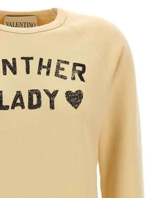 Valentino Garavani Panther Lady Sweatshirt - Cream