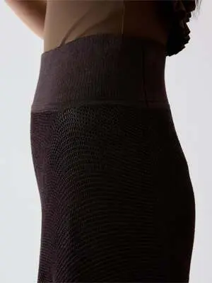 Jacquemus La Jupe Voilier Asymmetrical Draped Viscose Skirt