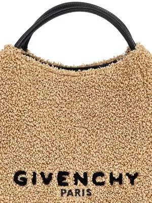 Givenchy Nano Facet Tote Bag In Sponge Raffia
