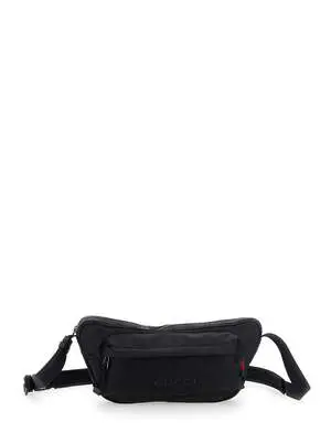 Gucci Gg Canvas Pouch With Adjustable Waist Strap - Multicolor