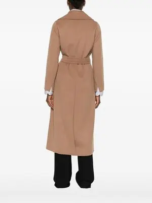 Max Mara Wool Long Coat - Multicolor