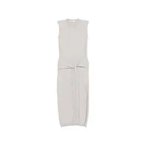 LEMAIRE Sleeveless Round Neck Midi Dress - Gray