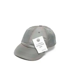 Acne Studios Grey Seamed Detail Baseball Cap - Gray