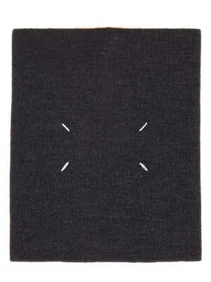 MAISON MARGIELA Scarf With Logo - Gray
