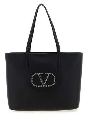 Valentino Garavani Nellcôte Shopping Bag - Black
