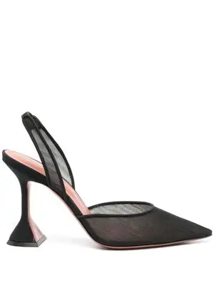 Amina Muaddi Holli Slingback Pumps