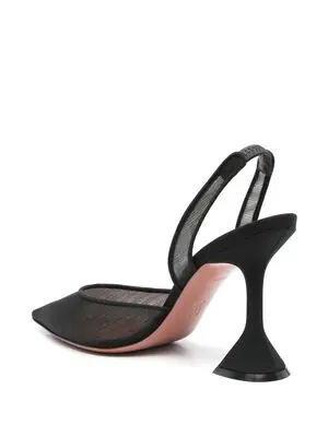 Amina Muaddi Holli Slingback Pumps
