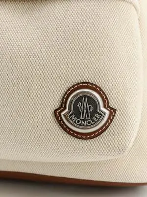 Moncler Carlo Canvas Backpack With Embossed Logo - Multicolor