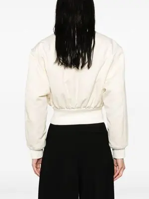 Balenciaga Cropped Bomber Jacket