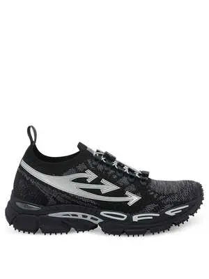 Off-White Be Right Back" Fabric Sneakers - Black