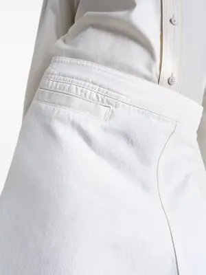 LEMAIRE Asymmetrical Cotton Skirt - Multicolor