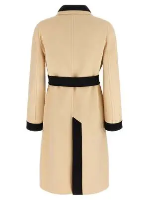 Valentino Garavani Wool And Cashmere Blend Coat - Multicolor