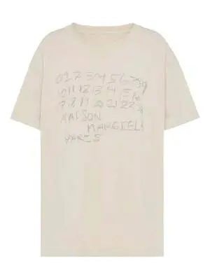 MAISON MARGIELA Printed Cotton T-shirt - Multicolor