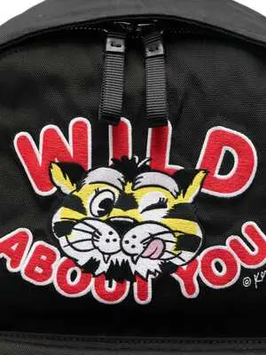 Kenzo Wild Tiger Graphic Print Backpack