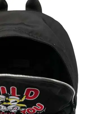 Kenzo Wild Tiger Graphic Print Backpack