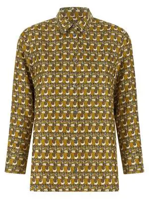 Max Mara Times' Reversible Silk Twill Shirt