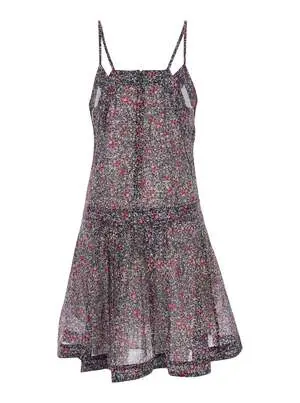 Isabel Marant Étoile Floral Print V-neck Sleeveless Dress - Multicolor
