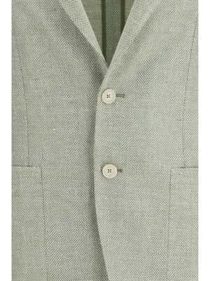 Tagliatore Cotton And Linen Blazer