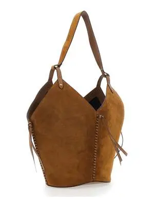 Isabel Marant Étoile Suede Shoulder Bag - Brown