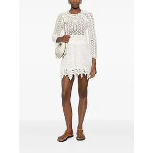 Isabel Marant Étoile Floral Lace Construction Day Dress
