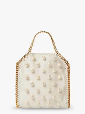 Stella McCartney Falabella Satin Crossbody Bag With Vegan Pearl Detail - Multicolor
