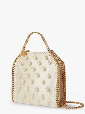 Stella McCartney Falabella Satin Crossbody Bag With Vegan Pearl Detail - Multicolor