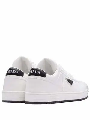 Prada Downtown Calf Leather Sneakers - White