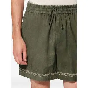 Isabel Marant Étoile Bermuda Shorts With Embroidered Hem
