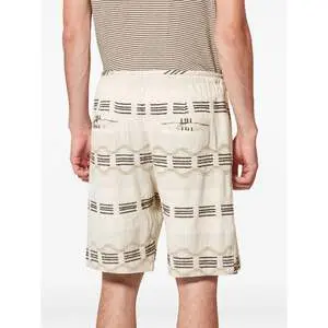 Isabel Marant Étoile Printed Cotton Blend Bermuda Shorts